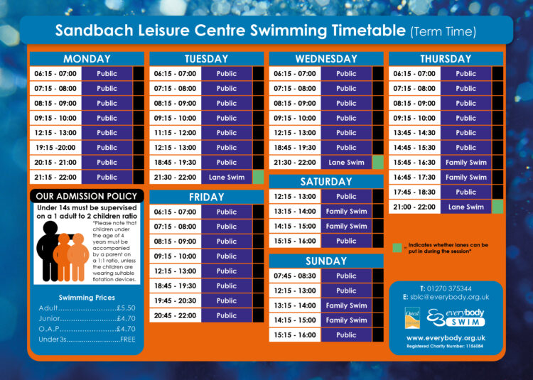 Sandbach Leisure Centre | Everybody Sport & Recreation