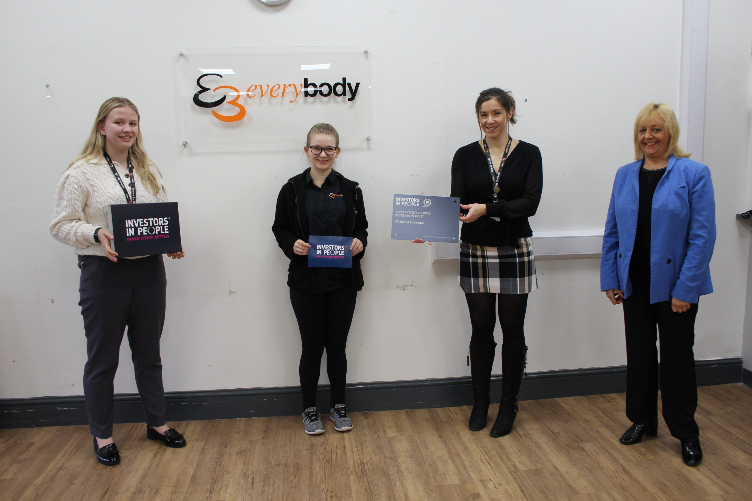 Everybody is awarded Investors In People for a further three years ...