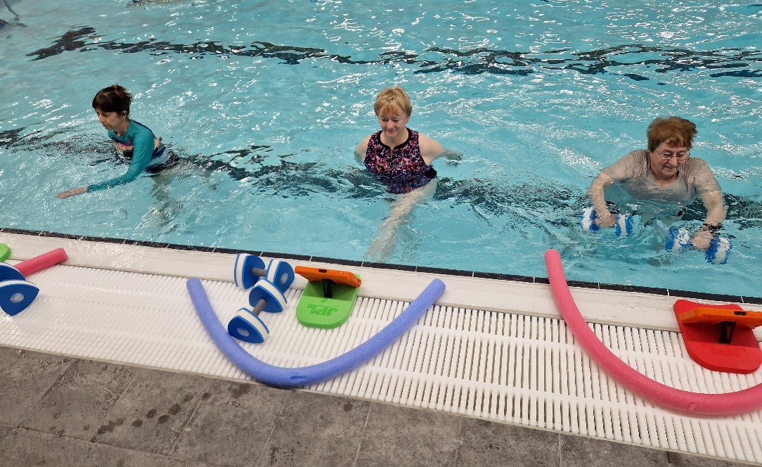 Member benefits from water-based rehabilitation at Congleton Leisure ...